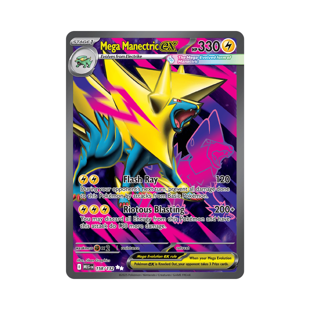 Mega Manectric ex - Mega Evolution – TCG OOST
